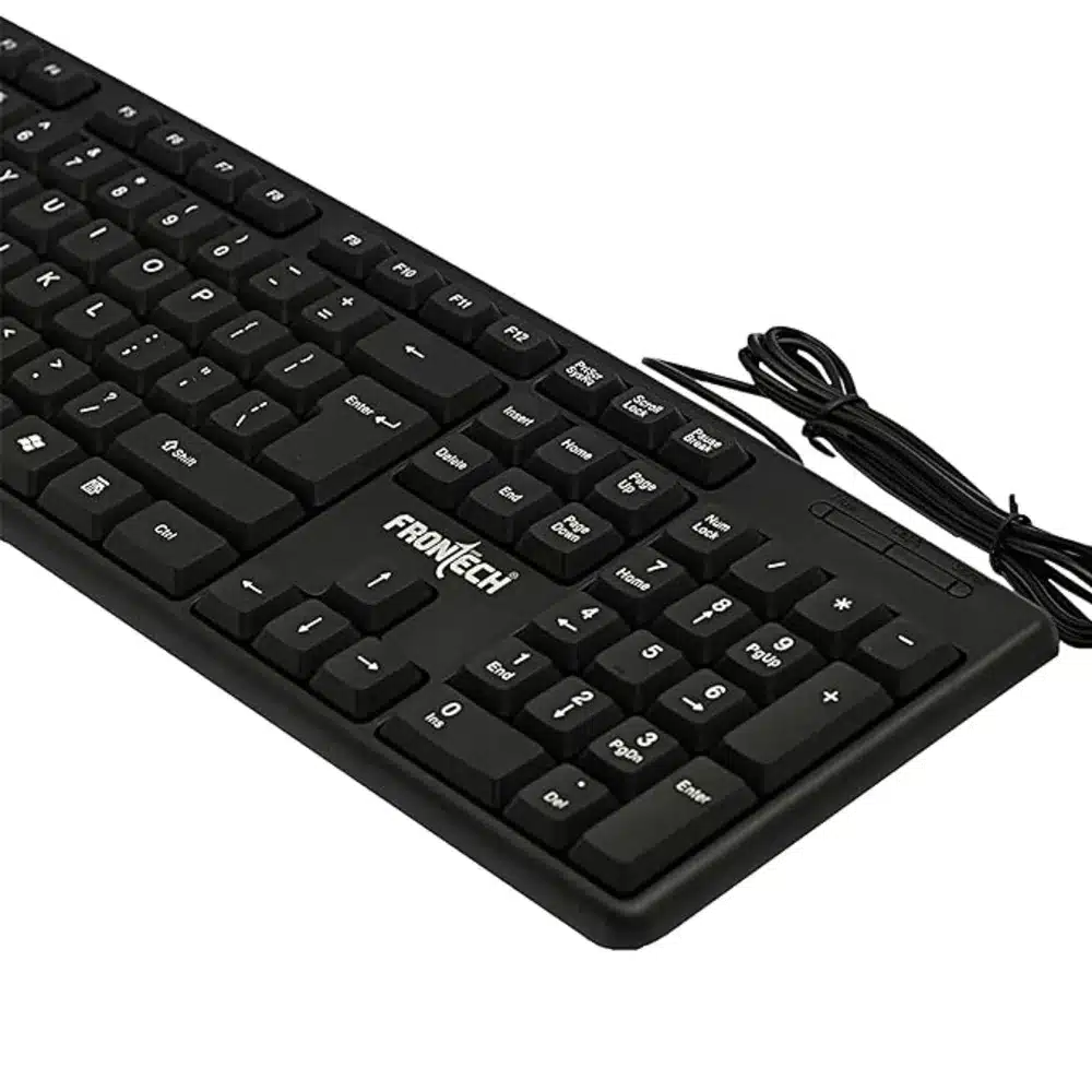 Frontech Wired Keyboard And Mouse Combo Ravi Computer