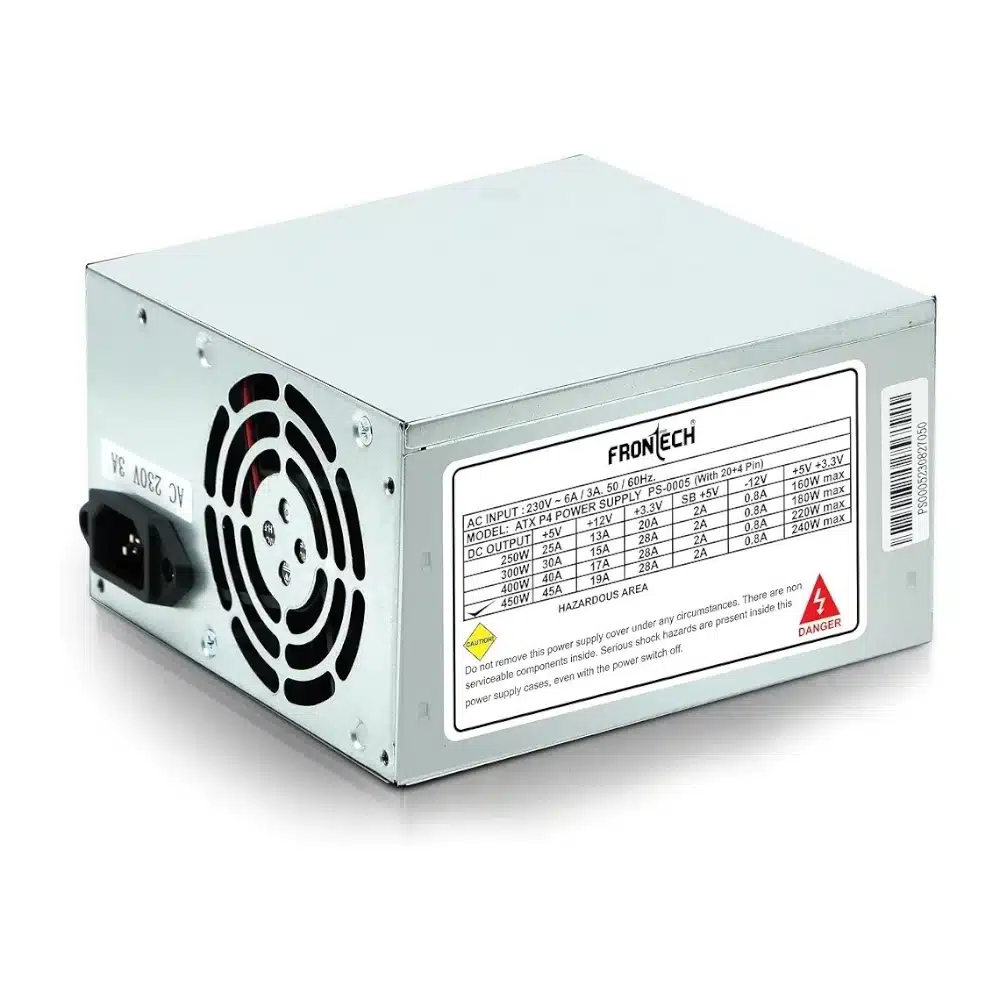FRONTECH 450 Watts SMPS Power Supply Unit – Ravi Computer